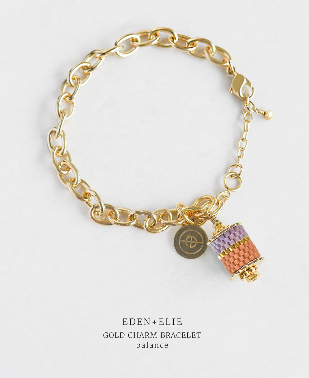 EDEN + ELIE Gold Charm Bracelet - Spirit of Place Ocean
